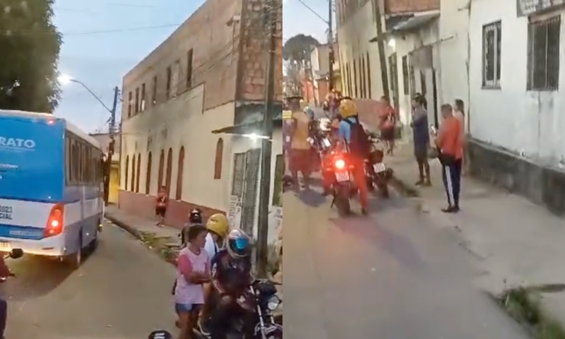Trabalhador é crivado de b4la durante assalto no Jorge Teixeira; veja vídeo