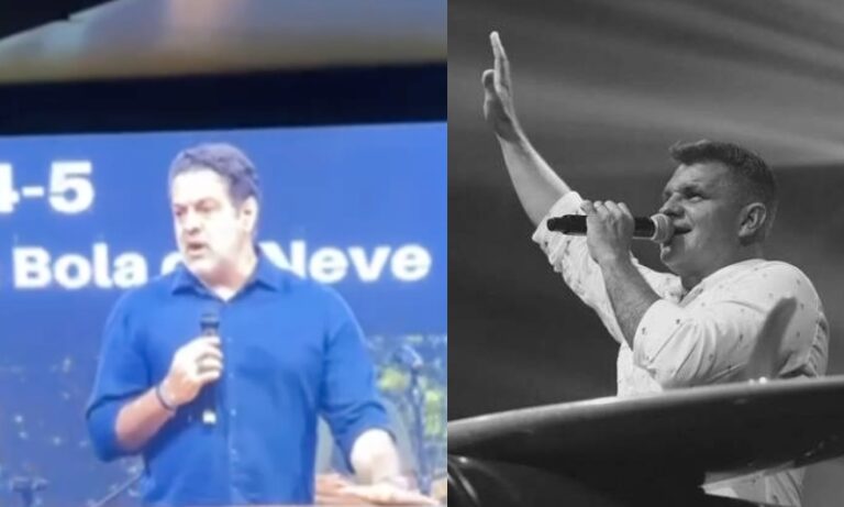 Pastor interrompe culto para anunciar a morte do apóstolo Rina, fundador da Igreja Bola de Neve ...