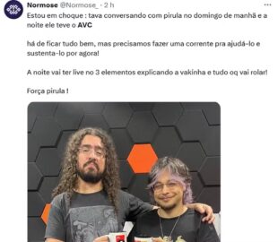 Youtuber e biólogo Pirulla sofre AVC e é internado em UTI em São Paulo